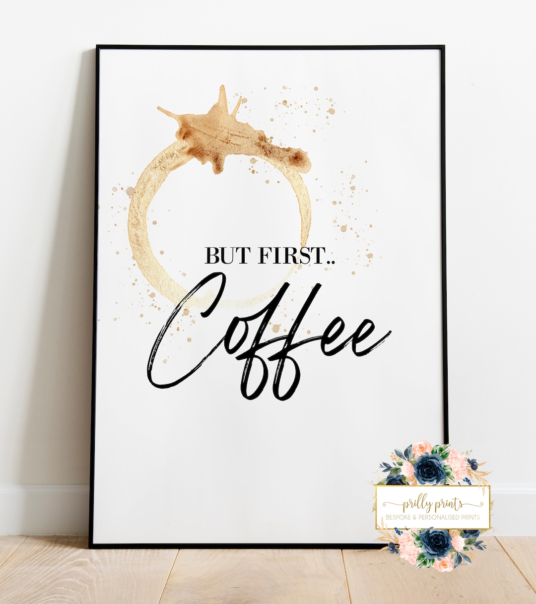 DIGITAL DOWNLOAD but First Coffee Kitchen Prints Coffee - Etsy