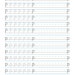 ABC Handwriting Practice 1/2-inch Ruled | Printable | Vertical ...