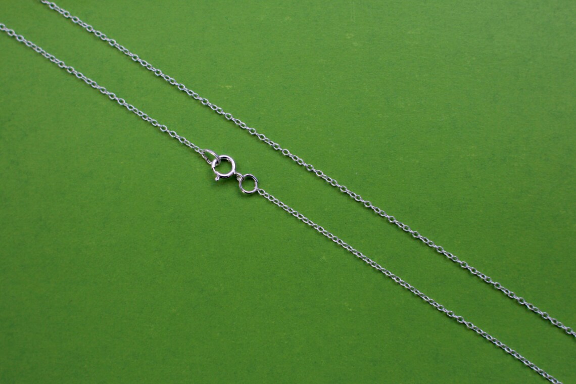 Sterling Silver Chain Necklace 925 Made Any Length for | Etsy