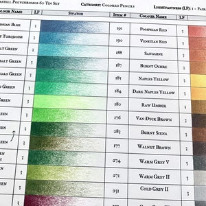 Faber-castell Polychromos Pencil Set of 60 (from Tin Set) - Digital ...