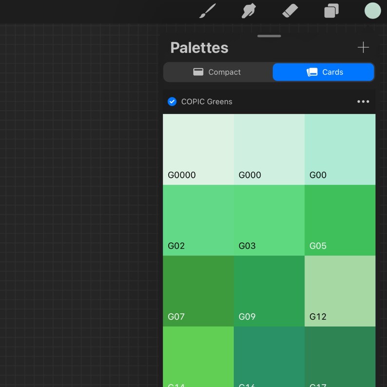 COPIC Color Swatches for Procreate | COPIC | Procreate | Digital Art ...