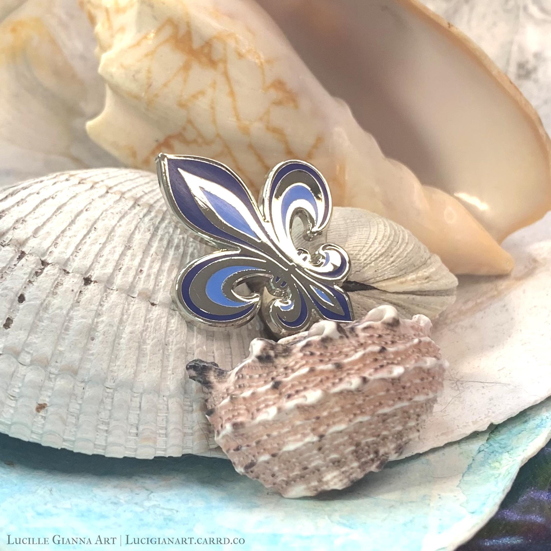 Fleur De Lis Enamel Pins | French Lily Enamel Pin | Enamel Pins ...