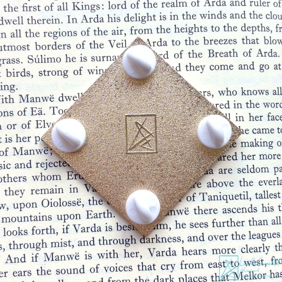Ulmo Heraldic Device - Fantasy Hard Enamel Pin - Etsy