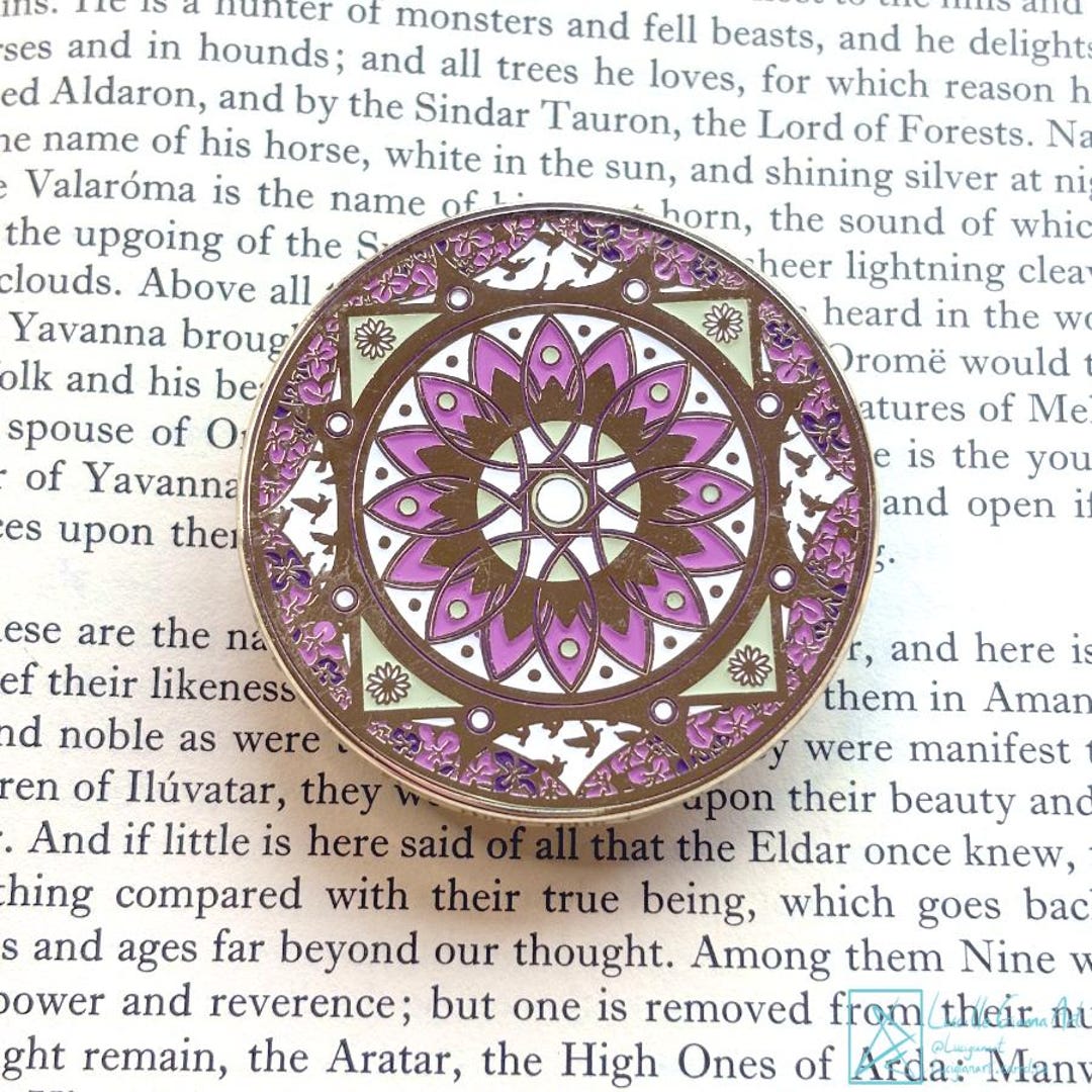 Vána Heraldic Device Enamel Pin - Fantasy Hard Enamel Pin - Etsy