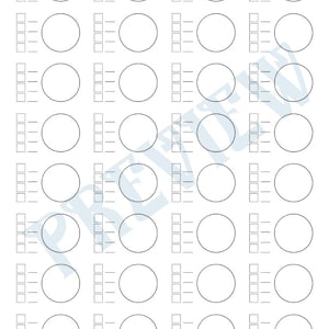 Blank Alcohol Marker Blending Swatch Sheet Version III - Digital Swatch ...