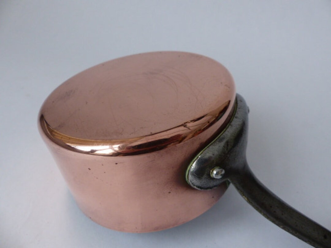 Antique Chef's Heavy Copper Sauce Pan, Copper Display Pan - Etsy