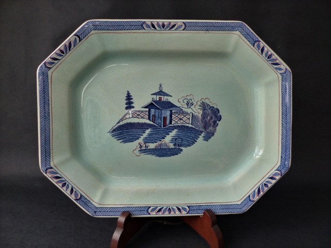 19th C Adams Platter - Old Free Hand Pattern - Rare Staffordshire ...