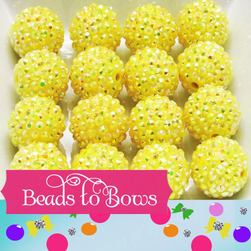 Yellow Rhinestones - Etsy