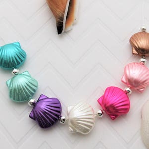 16mm Sea Shell Beads, Mermaid Bracelet Shell Beads, Mermaid Bracelet ...