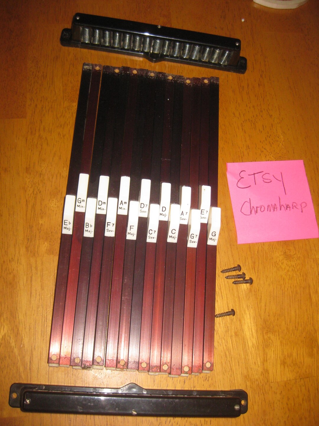 Chromaharp Autoharp 15 Chord Conversion Kit Complete - Etsy