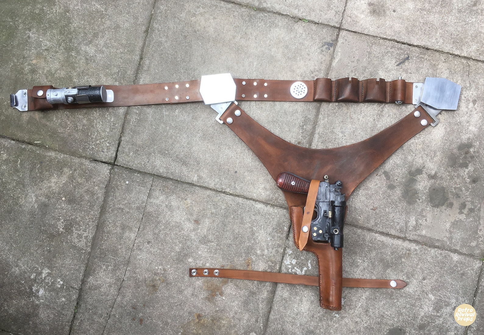 Han Solo Utility Cosplay Belt and Holster Rig Star Wars A New Hope, ESB ...