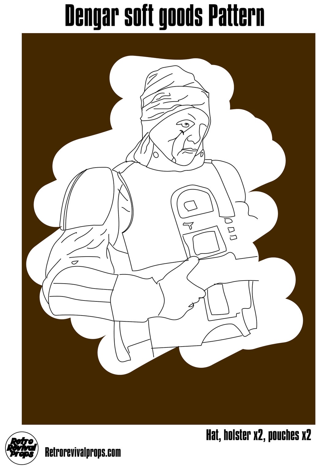 Dengar Soft Goods Pattern | Empire Strikes Back | Cosplay Sewing ...