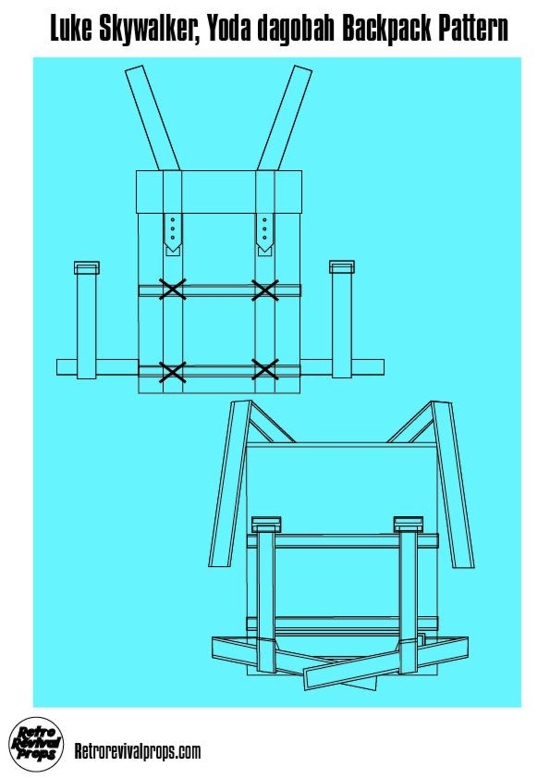 Luke Skywalker and Yoda Backpack | Empire Strikes Back, Mandalorian ...