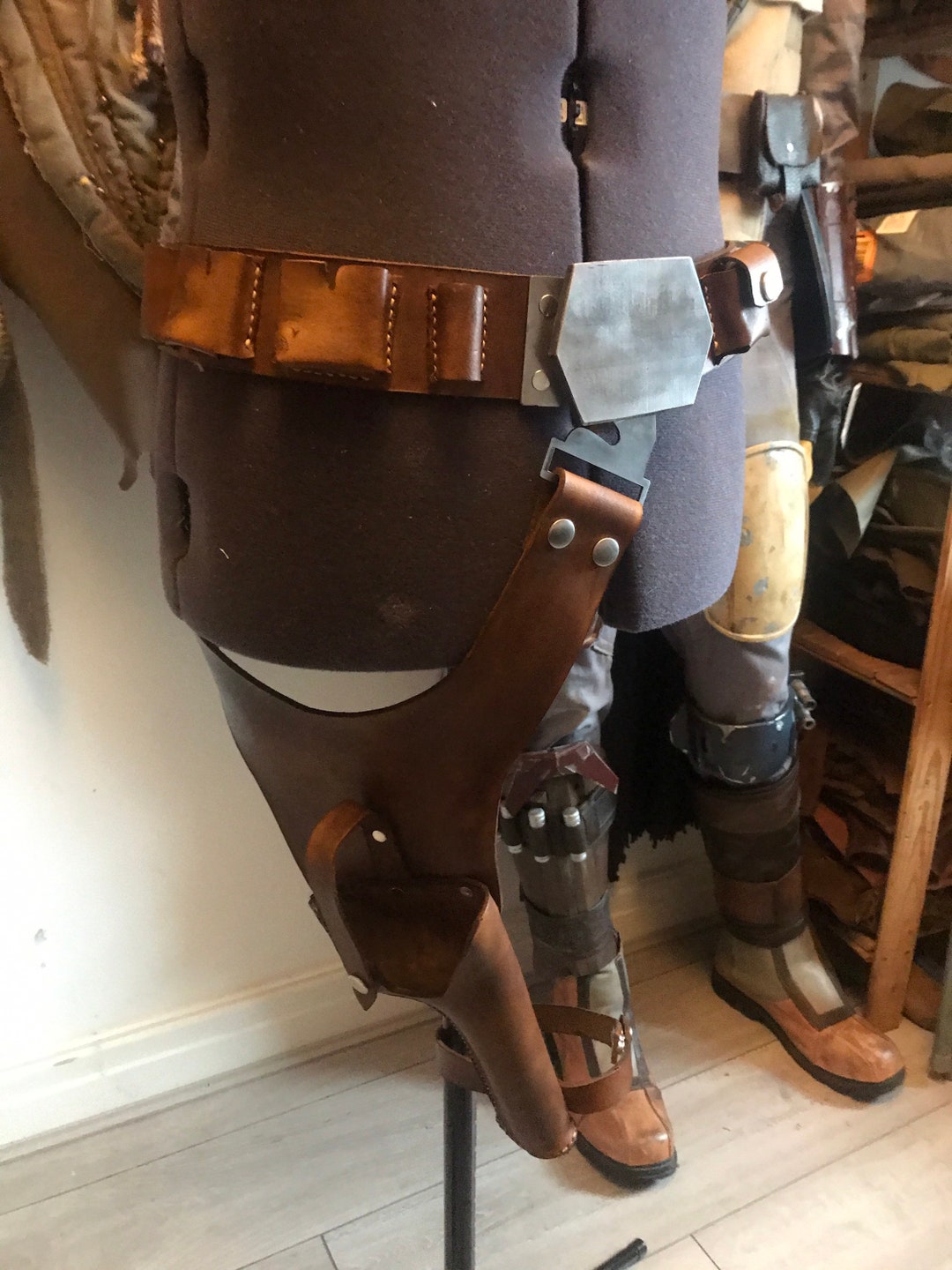 Han Solo Utility Cosplay Belt and Holster Rig | Star Wars A New Hope ...
