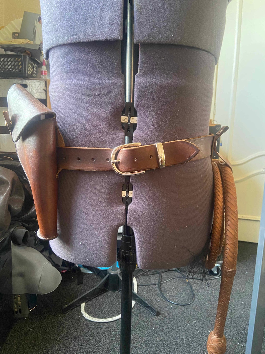 Handcrafted Indiana Jones Leather Belt and Holster, Raiders of the Lost ...