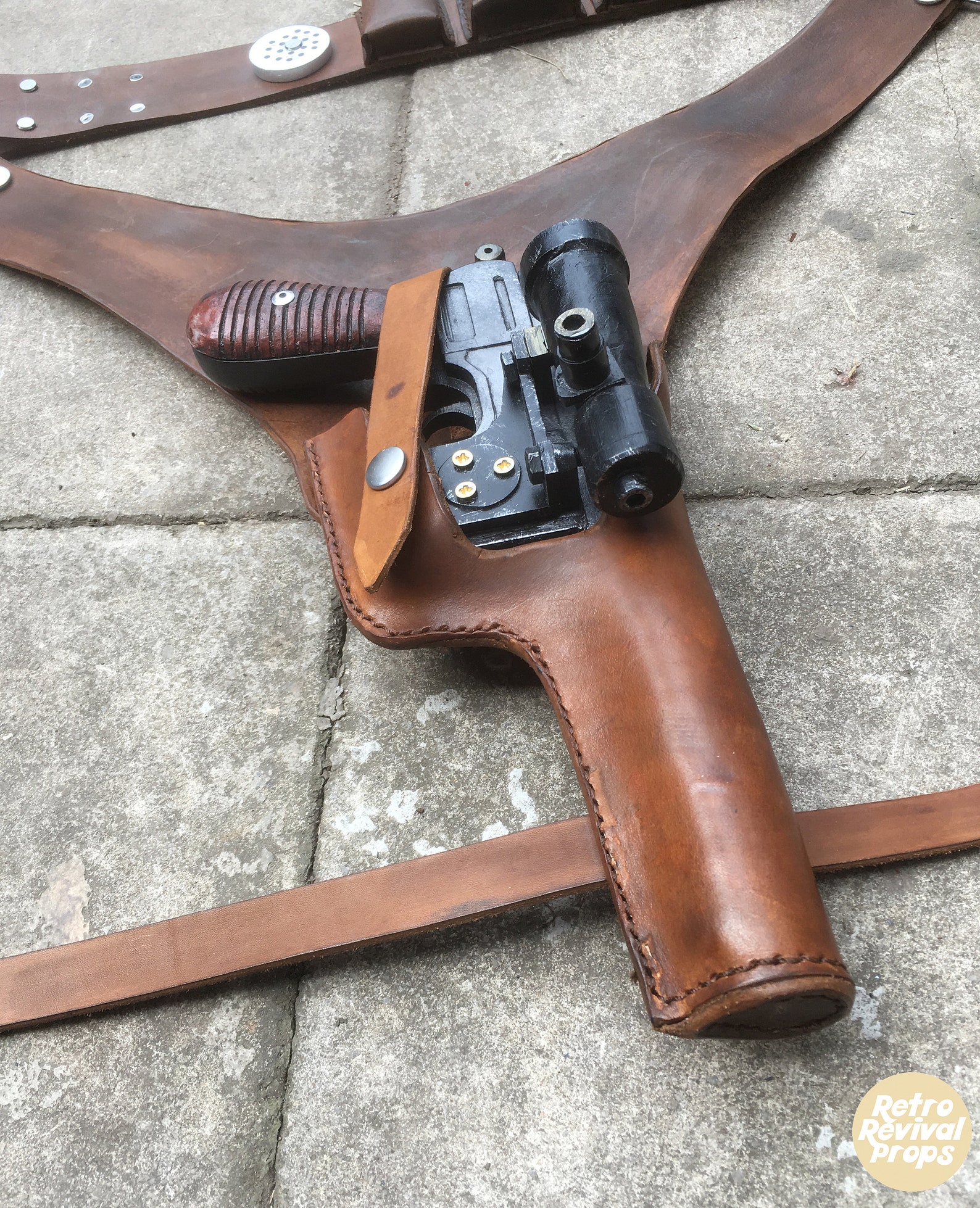 Han Solo Utility Cosplay Belt and Holster Rig Star Wars A New Hope, ESB ...