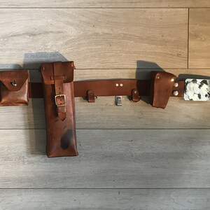 Luke Skywalker Cosplay Utility Belt and Buckle With Lightsaber Hook ...