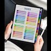 32 Tab Dividers, Digital Tabbed Page Dividers for Goodnotes, Notability ...
