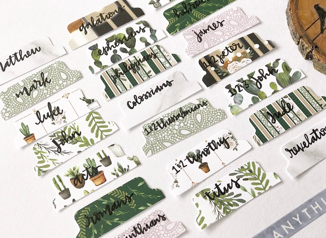 Cactus Bible Tabs - Etsy