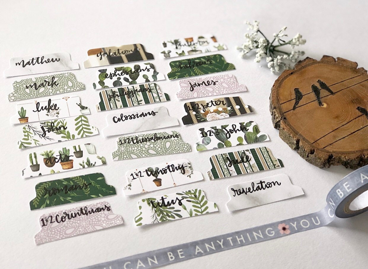 Cactus Bible Tabs - Etsy