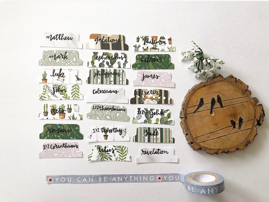 Cactus Bible Tabs - Etsy