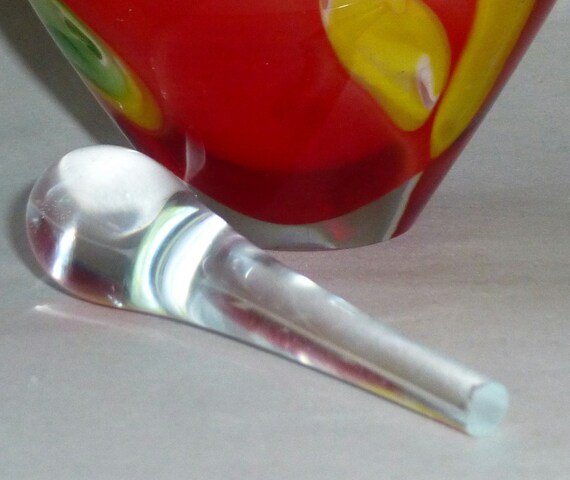 Vintage Blown Glass Perfume Bottle Exploding with Fir… - Gem