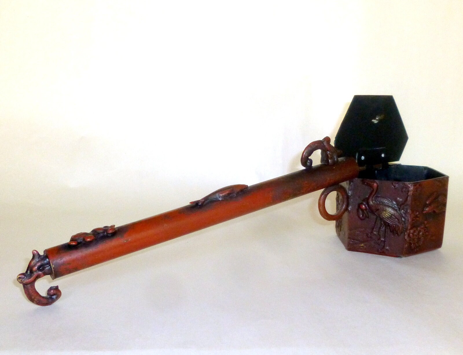 Antique Japan Travelers Yatate Bronze/copper Brush Holder & - Etsy UK