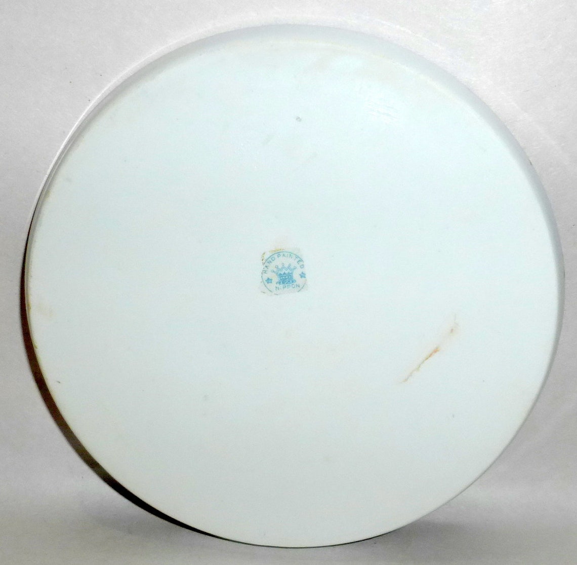 Antique 1900 Porcelain 5" Handpainted Nippon Scenic Lipped Plate - Etsy