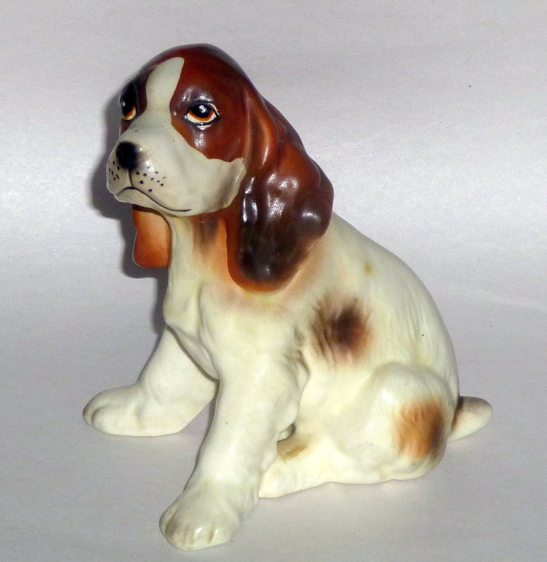 Vintage 1960's Hand Painted Lefton Japan Cocker Spaniel Dog Ceramic ...