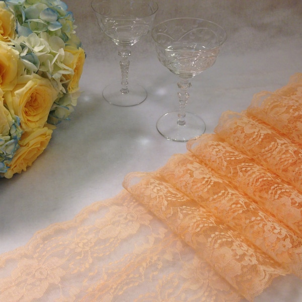 Peach Table Runner - Etsy
