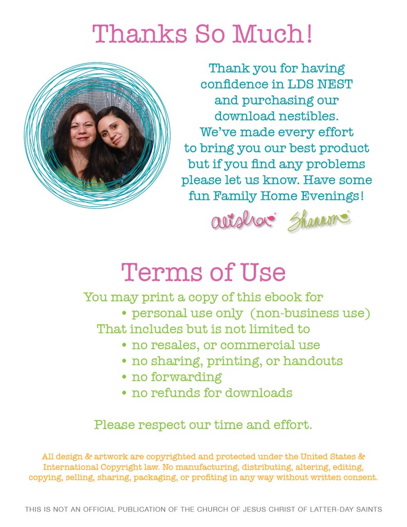 FHE • Short & Sweet Lessons Volume #1 - Etsy