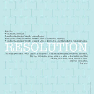 One Word Resolution Self Paced Digital Guidebook (editable) ONE PERSON ...