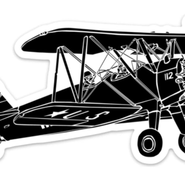 Biplane Decals - Etsy