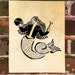 Killerbeemoto: Mermaid Motorcycle Mechanic Motorcycle Print 1 of 50 - Etsy