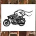 Killerbeemoto: Dangerous Octopus on "bomber" Cafe Racer Motorcycle ...