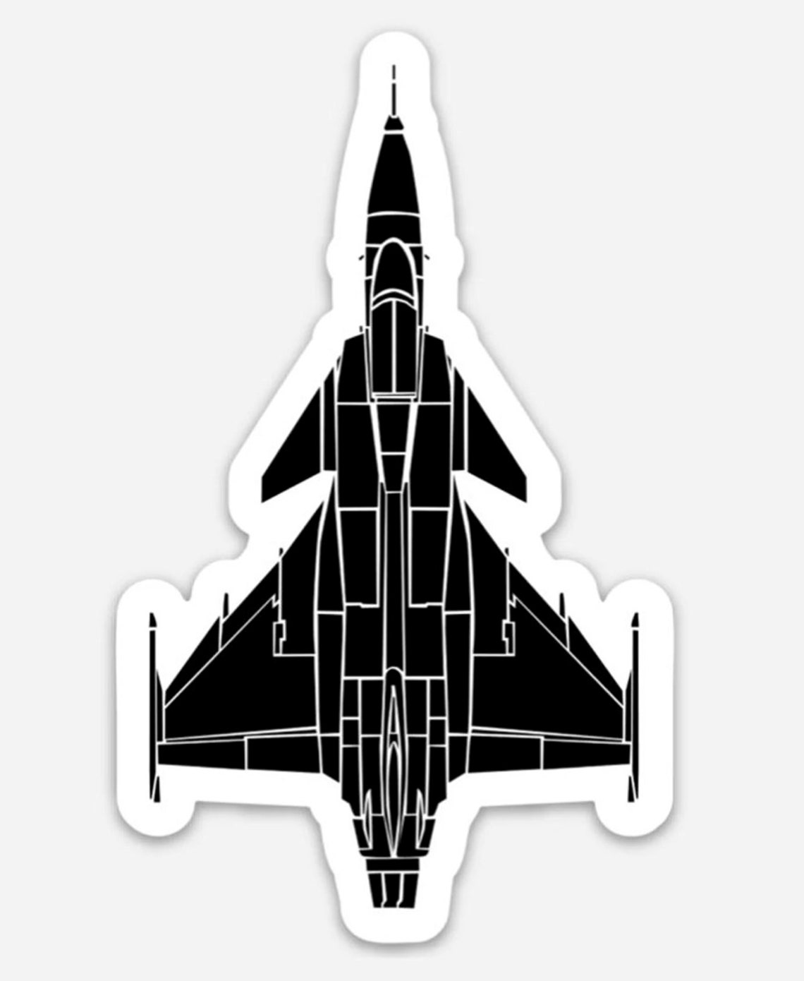 Killerbeemoto: Gripen JAS 39 Fighter Jet Vinyl Sticker Illustration - Etsy