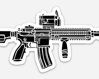 M4 Carbine Temporary Fake Tattoo Sticker set of 2 - Etsy