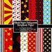 Hollywood Movie Night Seamless Digital Paper, Scrapbook Paper, INSTANT ...