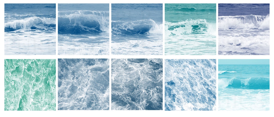 Ocean Sea Water Digital Papers Pool Water Background | Etsy