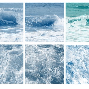 Ocean Sea Water Digital Papers, Pool Water Background, Printable ...