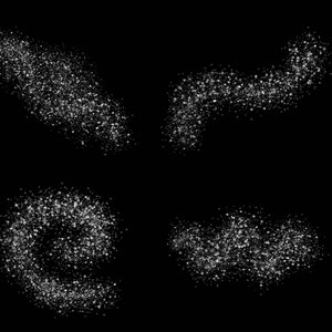 Silver Glitter Overlays, Glitter Confetti Overlays, PNG Format, Glitter ...