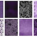 Gothic Purple Skulls, Grunge Digital Paper, Printable Backgrounds for ...