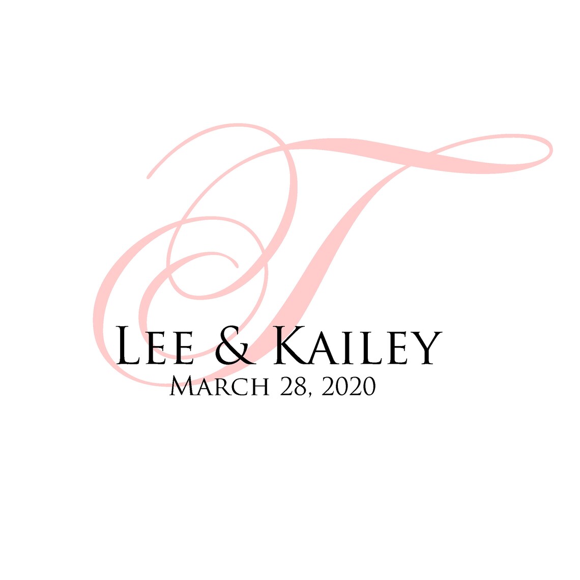 Digital Wedding Monogram Wedding Logo Custom Wedding | Etsy