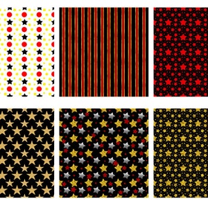 Hollywood Movie Night Seamless Digital Paper, Scrapbook Paper, INSTANT ...