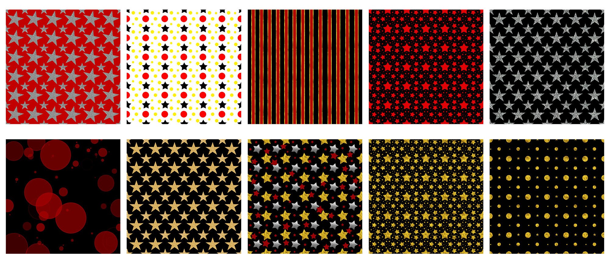 Hollywood Movie Night Seamless Digital Paper Scrapbook Paper - Etsy