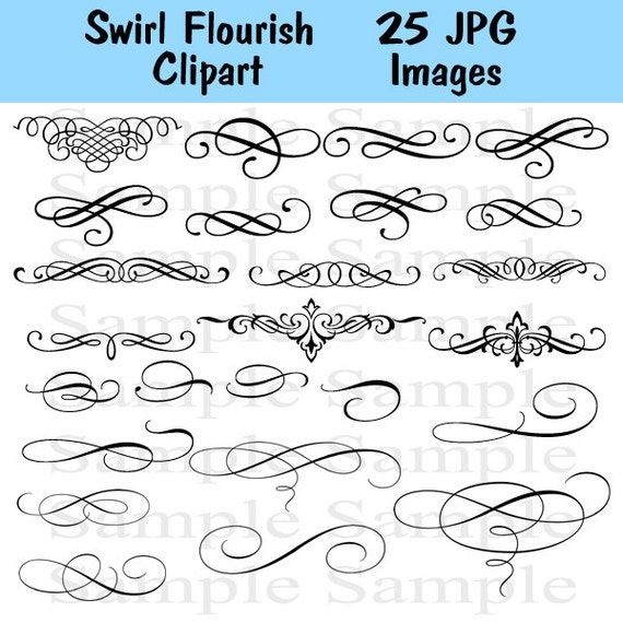 Wedding Swirl Clipart