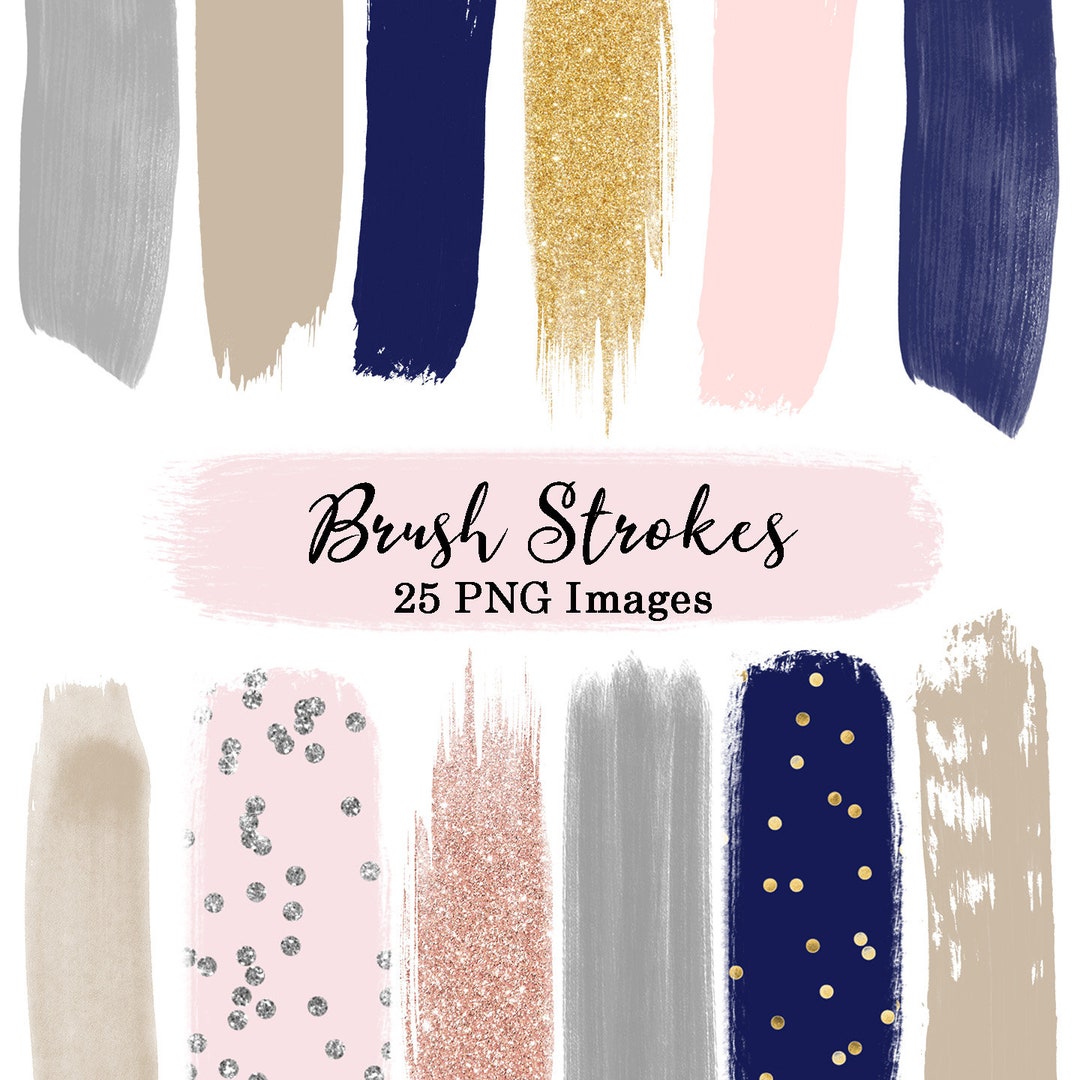 Watercolor Brush Strokes Clip Art #25, High Resolution, Watercolor ...