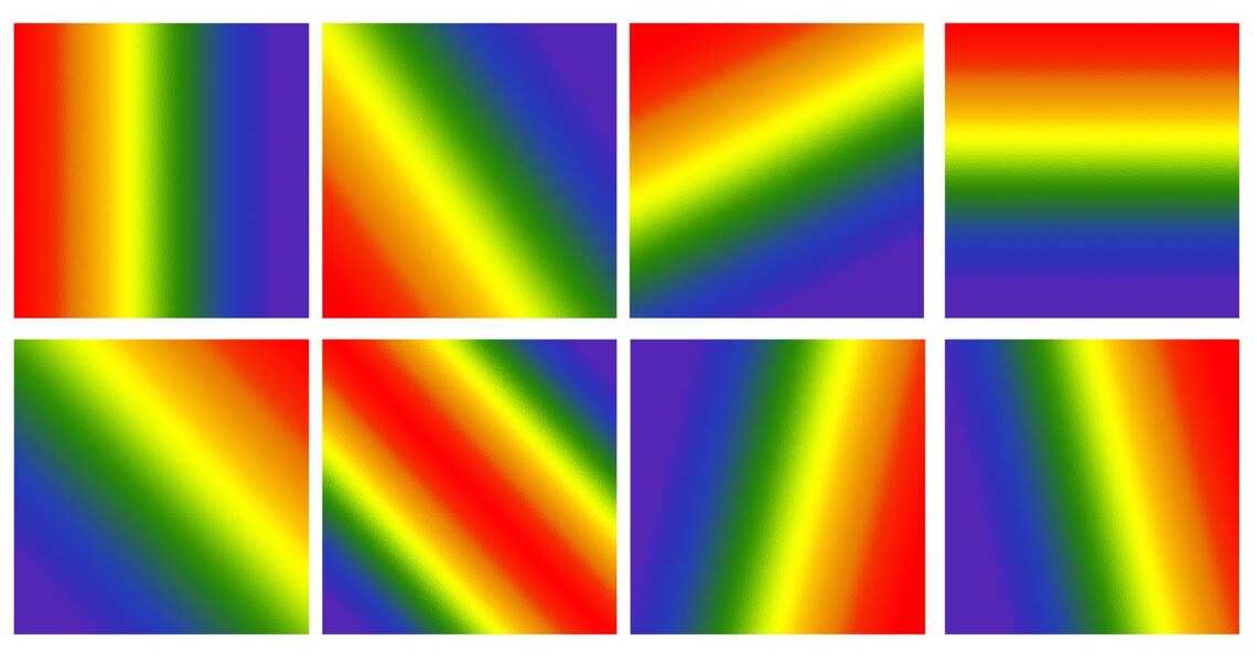 Frosted Rainbow Gradients Digital Paper Backgrounds in Ombre - Etsy