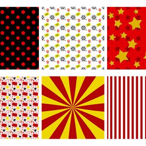 Hollywood Movie Night Seamless Digital Paper, Scrapbook Paper, INSTANT ...