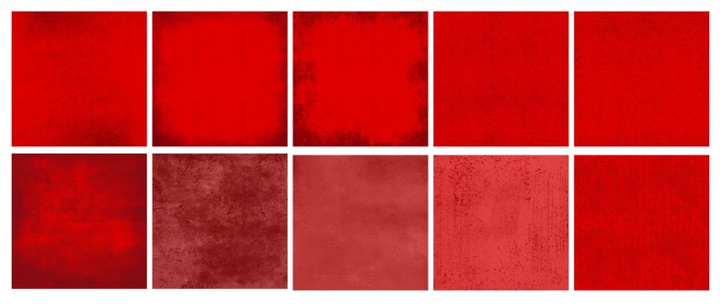 Distressed Red Textures Digital Paper, Grunge Gritty Paper Backgrounds ...